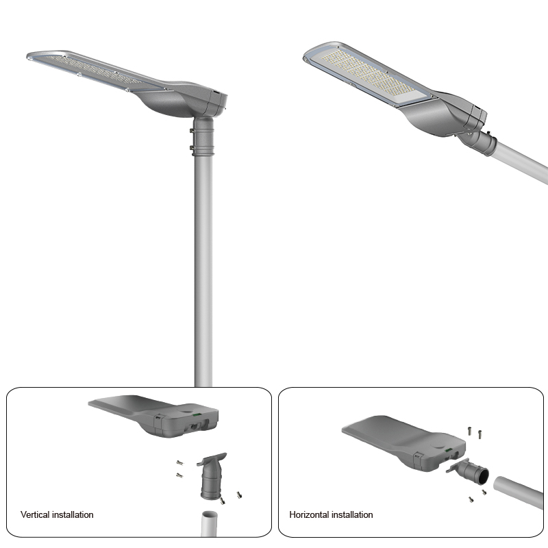 How do LED smart street lights work with street lamp light sensors?